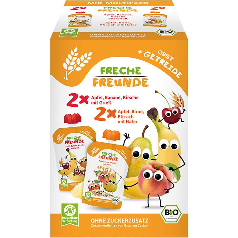 Freche Freunde Bio · Bustina morbida per bebè frutta e cereali · Da 6 ...