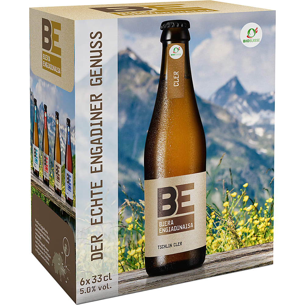 BE Bio Biera Engiadinaisa · Lagerbier · Tschlin Cler • Migros Online