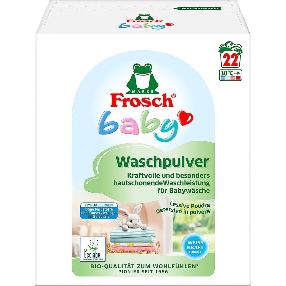 Frosch Baby · Baby washing powder · 22 wash cycles • Migros Online