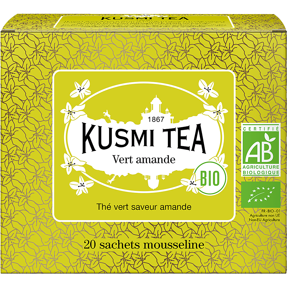 Kusmi Tea · organic green tea · almond flavour • Migros