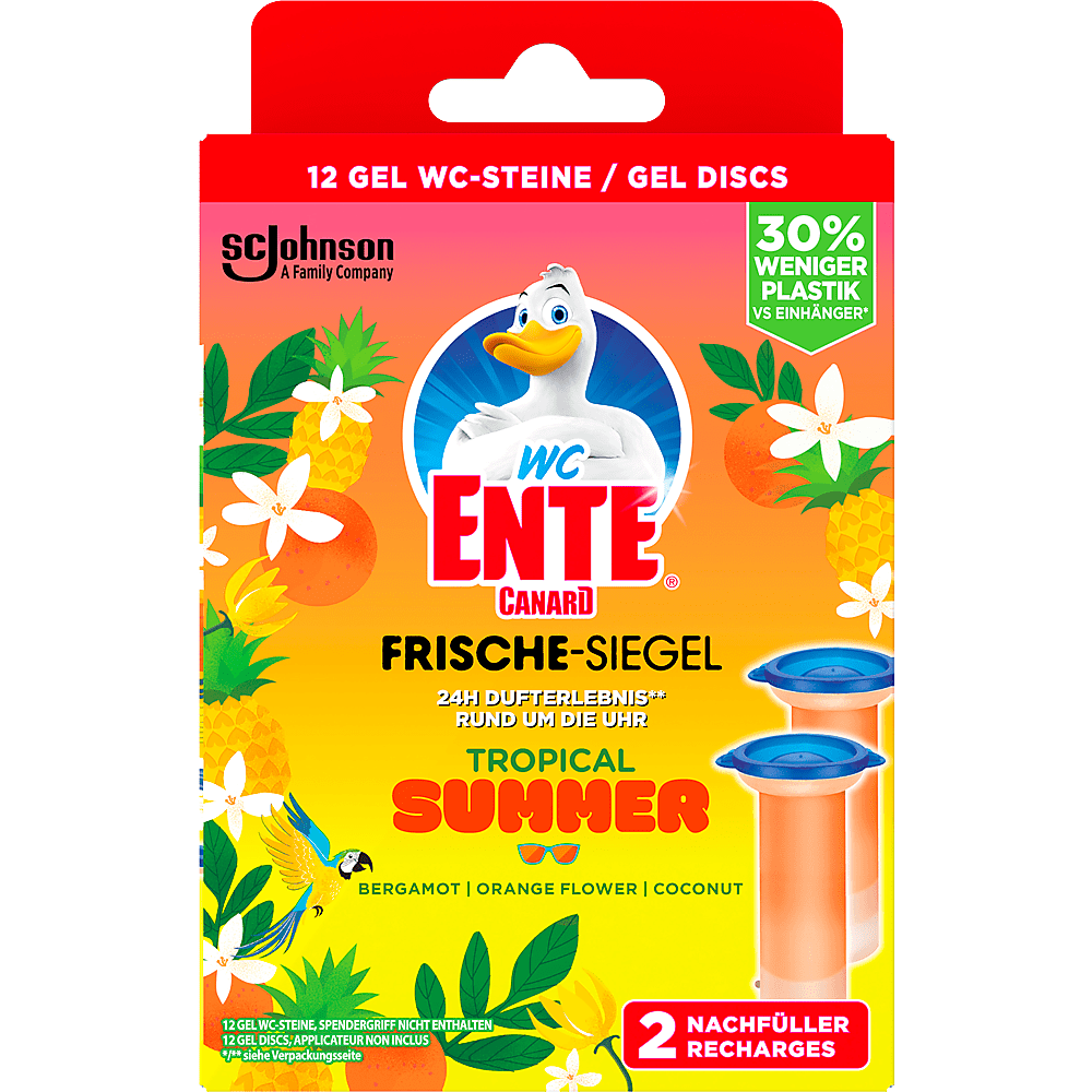 WC-Ente Canard Fresh Discs · WC-Discs Nachfüller · 2x6 Pastillen zu 6ml ...