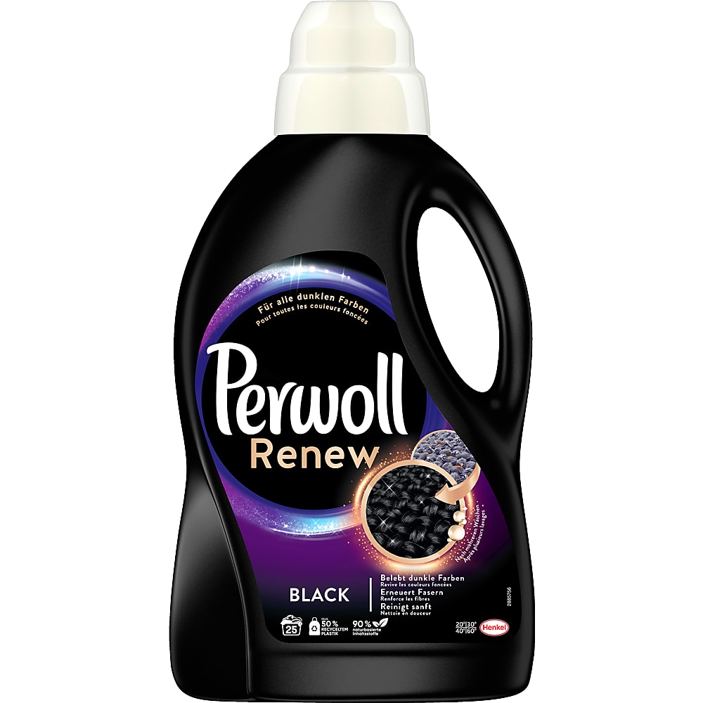 Perwoll Renew Black · Liquid laundry detergent · 25 wash cycles • Migros