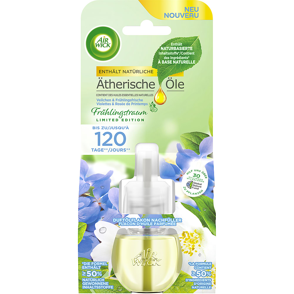Air Wick · Elektrischer Duftstecker Nachfüllflakon · Veilchen & Frühlingsfrische, bis zu 120 ...
