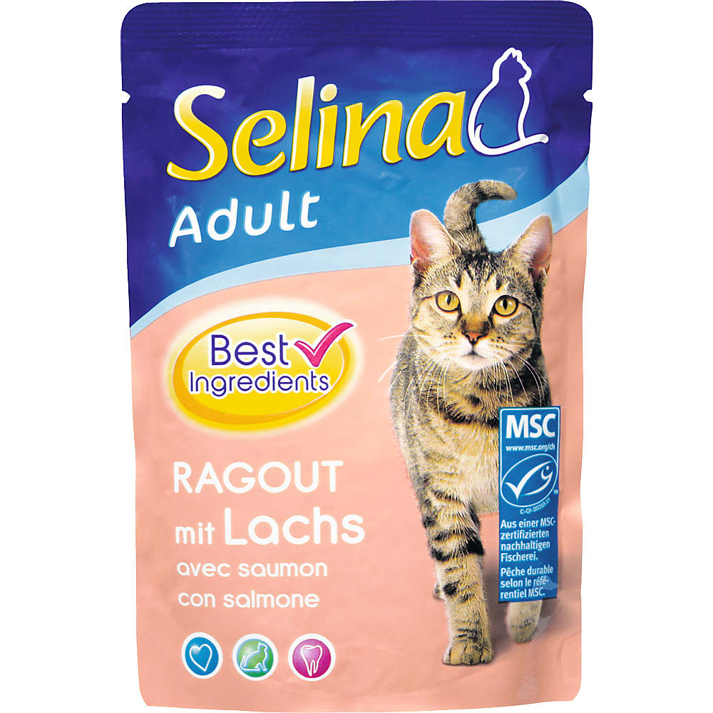 Selina Adult · Wet cat food · salmon • Migros Online