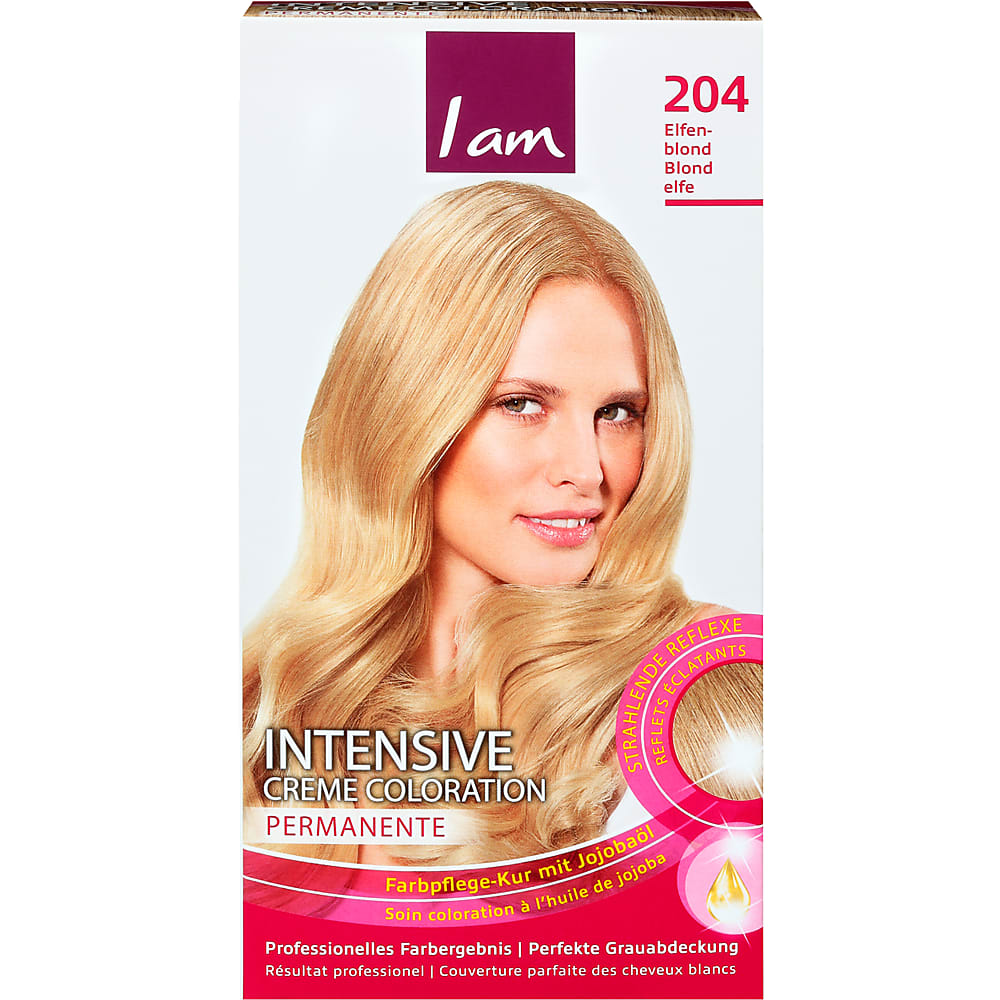 I am hair · Intensive Creme Coloration · 204, Elfenblond • Migros Online