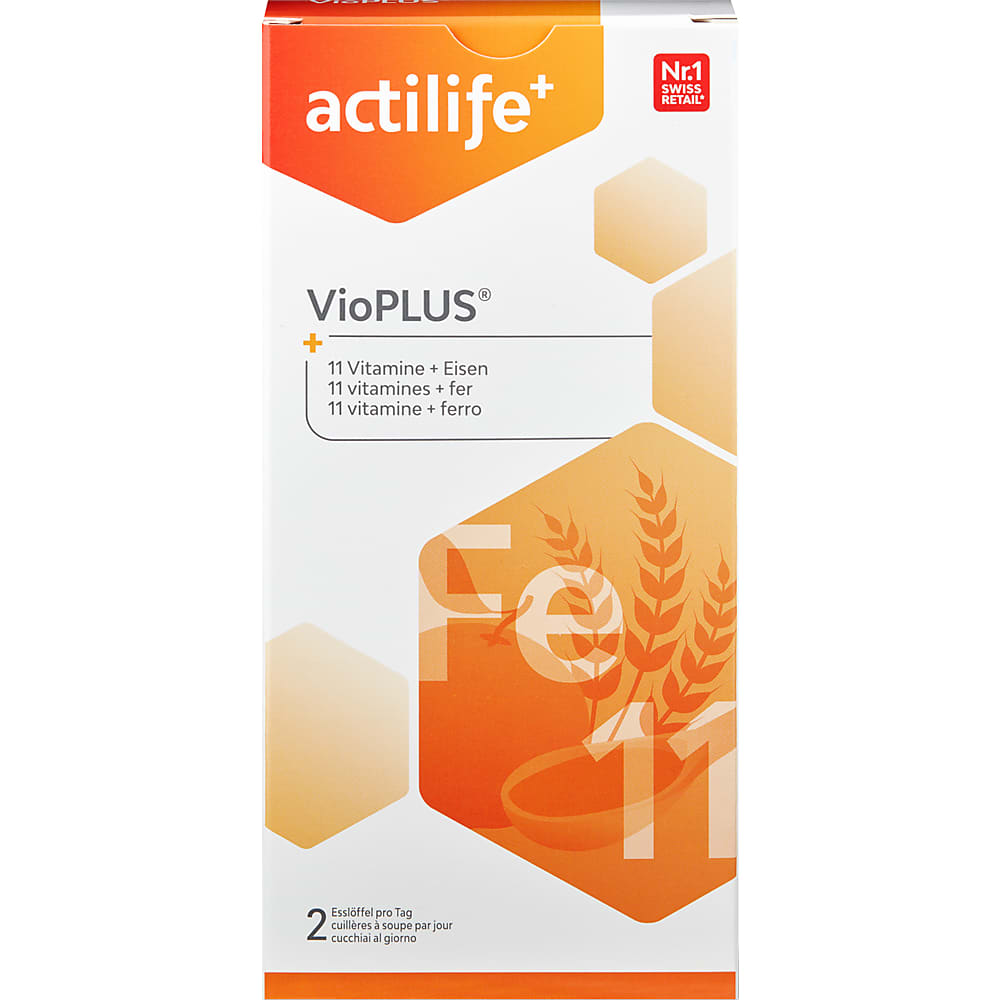Actilife VioPlus · Aufbaupräparat · 11 Vitamine und Eisen • Migros Online