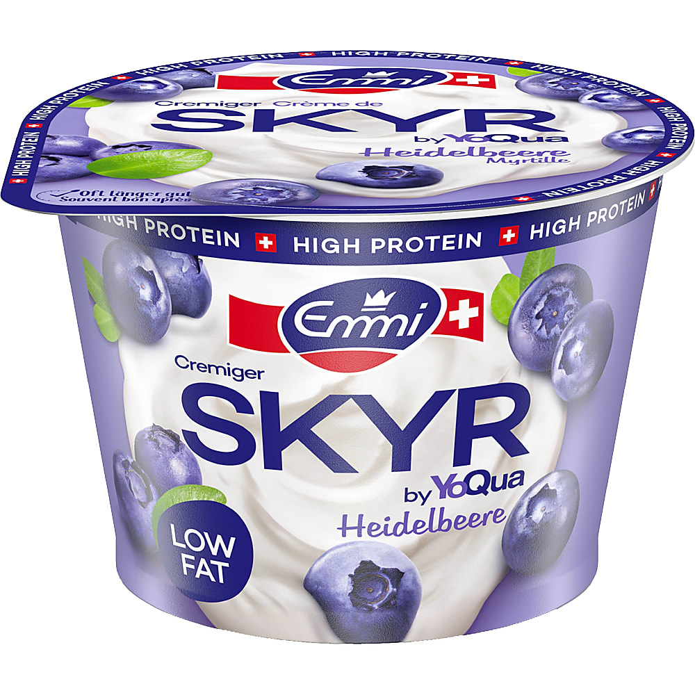 Emmi Skyr by YoQua · Yogurt · Blueberries • Migros Online