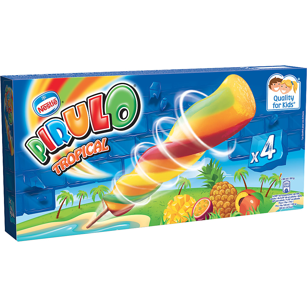 Nestlé Pirulo · Glace à l'eau · Tropical • Migros