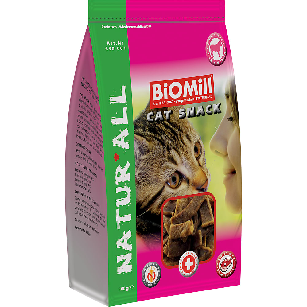 Biomill Natur All · Snacks für Katze · Kalb • Migros