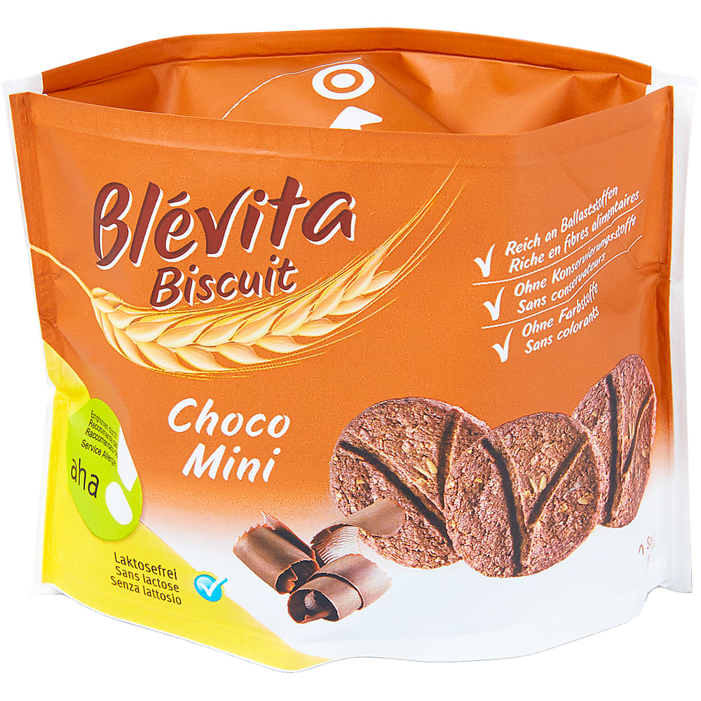 Blévita Biscuit · Mini Vollkorngebäck · mit Haferflocken und Schokolade ...