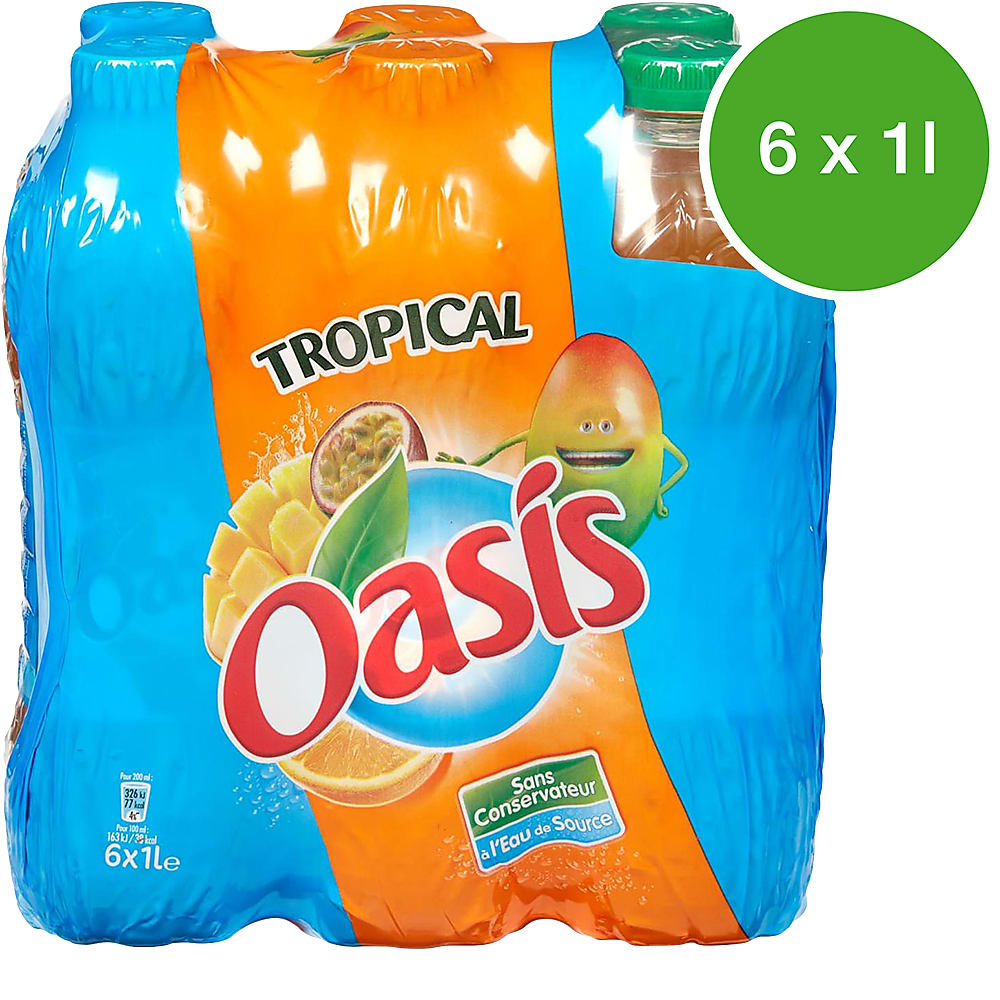 Oasis · Boisson de table · Tropical • Migros