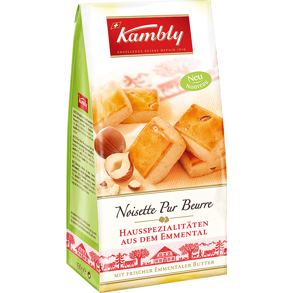Kambly · Un biscuit fin au beurre frais de l'Emmental et aux noisettes ...