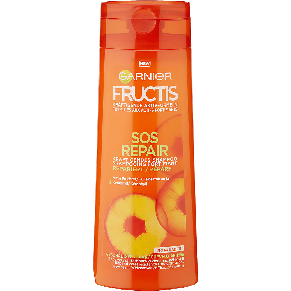 Garnier Fructis SOS Repair · Kräftigendes Shampoo · Geschädigtes Haar ...