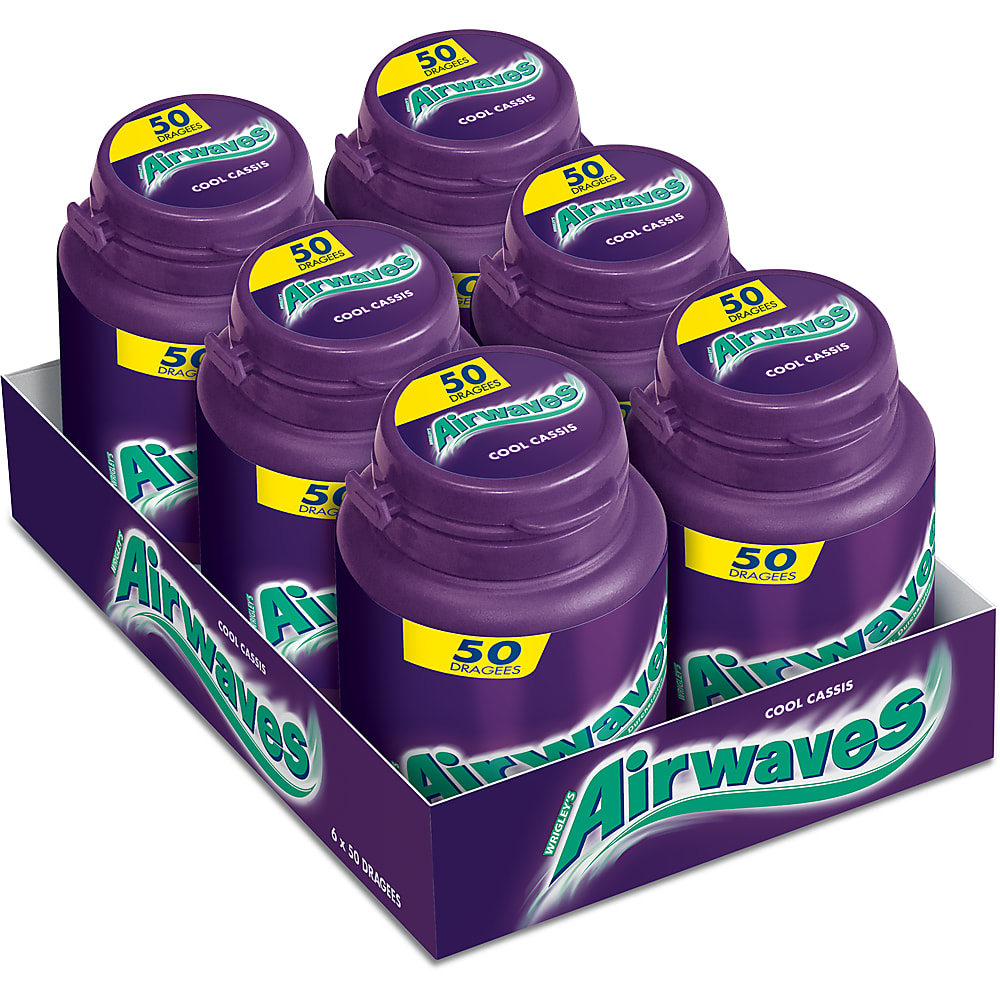Wrigley's Airwaves · Chewing Gum sans sucre · Cool Cassis • Migros Online