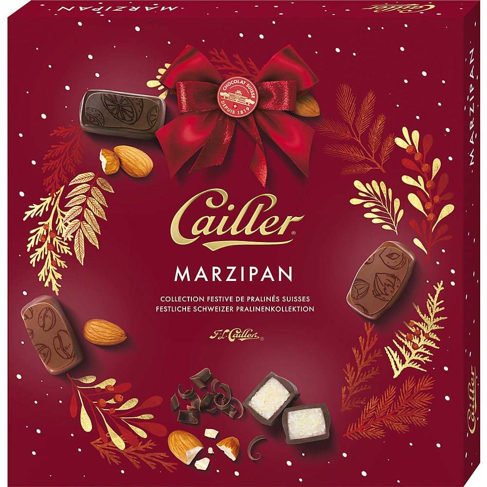 Cailler · Extrafeine Pralinés · Noir, Marzipan • Migros Online