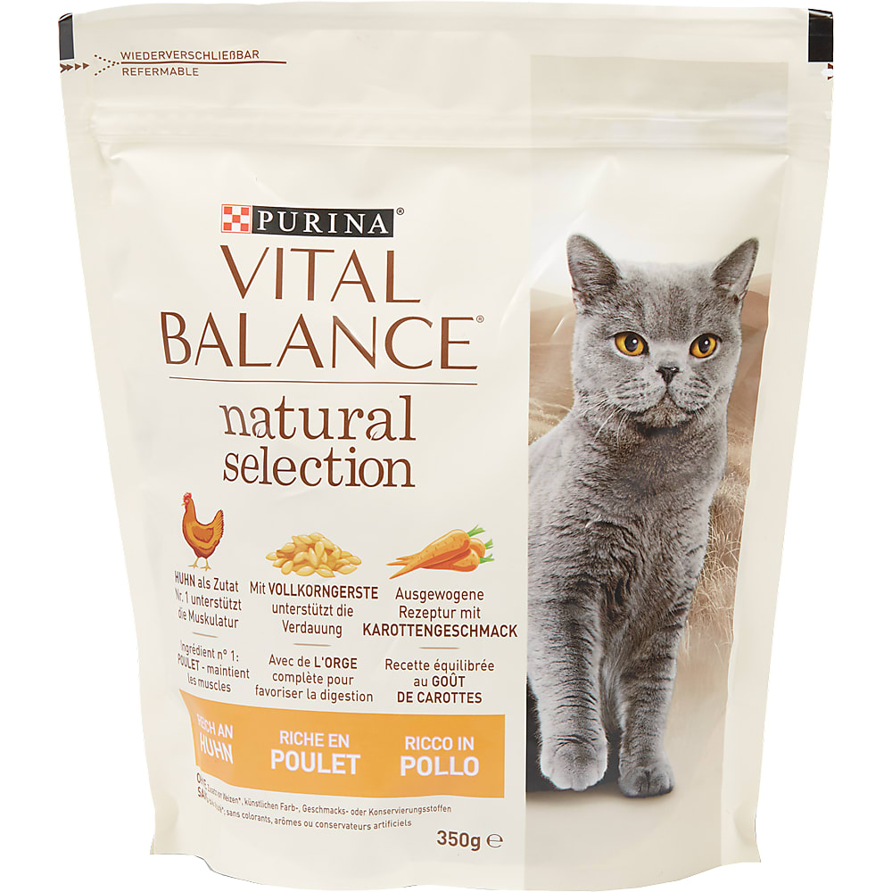 Vital Balance Purina · Alleinfuttermittel für erwachsene Katzen · Huhn ...