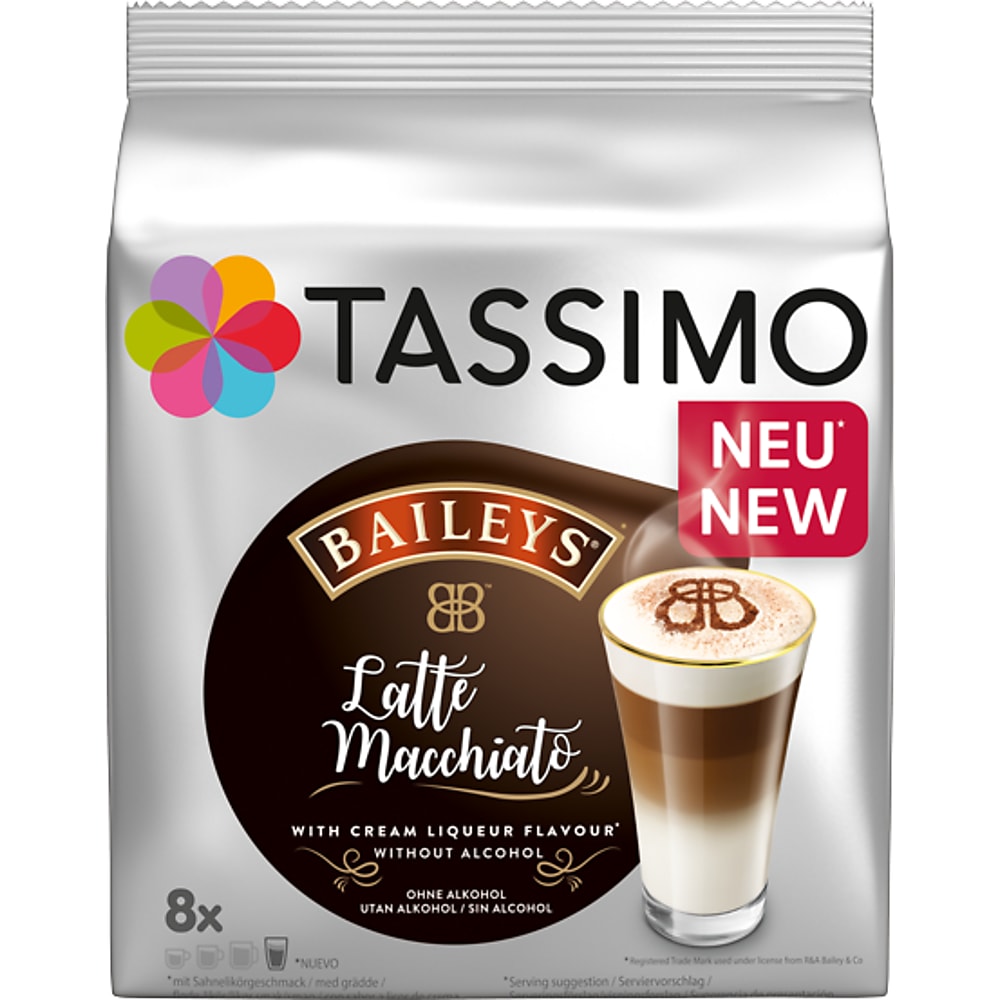 Tassimo · Kaffee-Kapseln · Latte Macchiato Baileys, System Tassimo • Migros