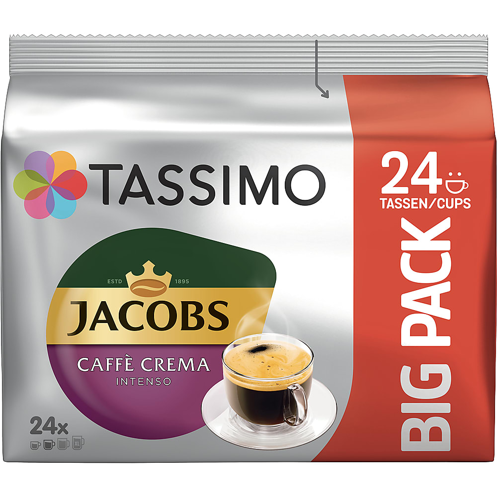 Tassimo Jacobs · Kaffee-Kapseln · Caffé Crema Intenso Big Pack ...