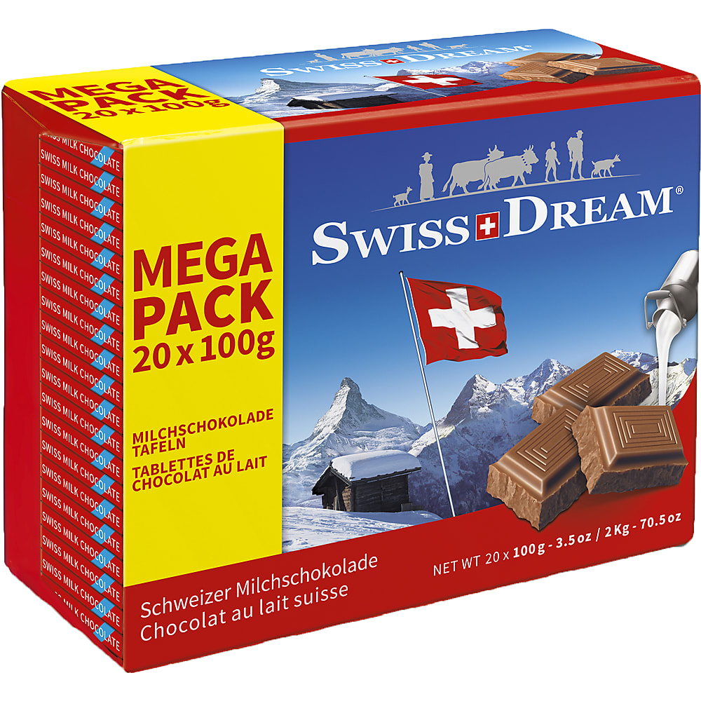 Swiss Dream · Milk chocolate bar • Migros