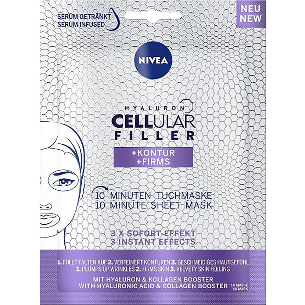 Nivea Care · Tuchmaske · Hyaluron Cellular Filler • Migros Online