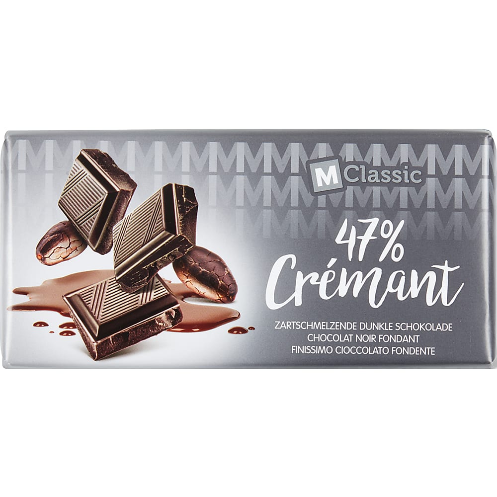 M-Classic · Tablette de chocolat noir 47% • Migros
