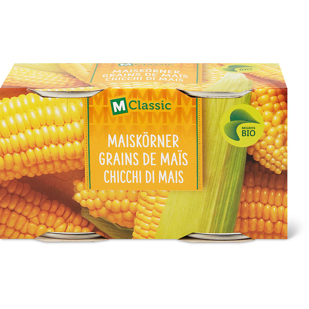 M-Classic Bio · Corn grains • Migros