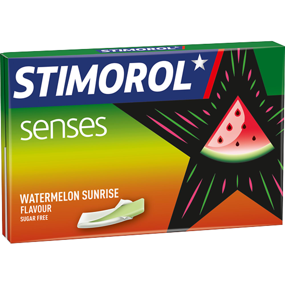 Stimorol Senses · Chewing gum · Watermelon, sugar-free • Migros
