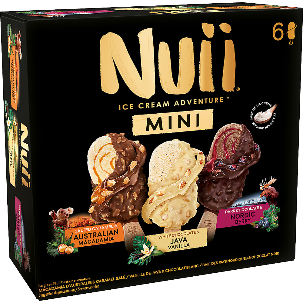 Nuii · Cream ice cream · 2x Salted Caramel &Australian Macadamia, 2x ...