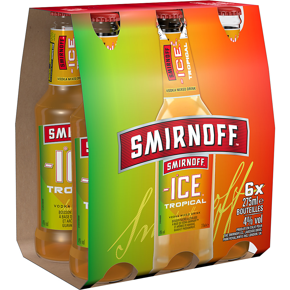 Smirnoff Ice Tropical · Vodka mixed Drink • Migros Online