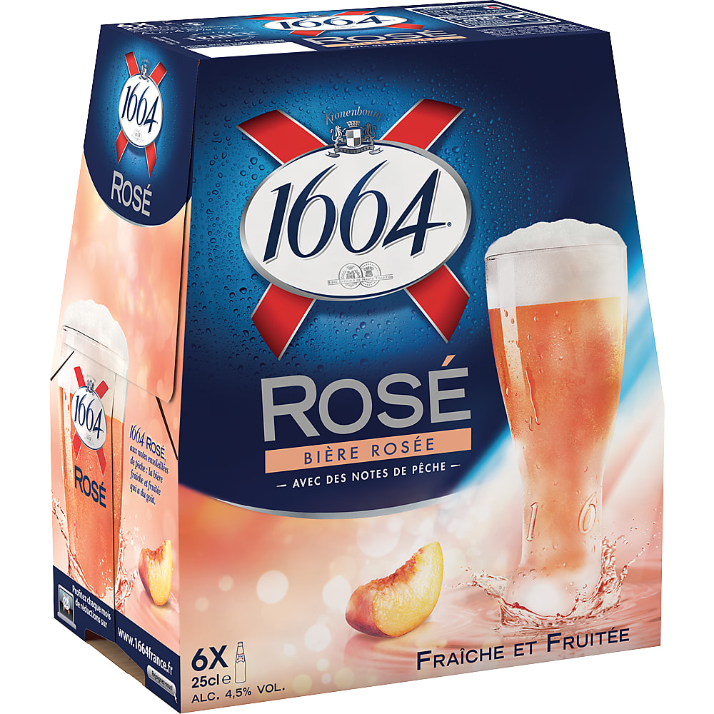 1664 · flavored beer · Rosé • Migros