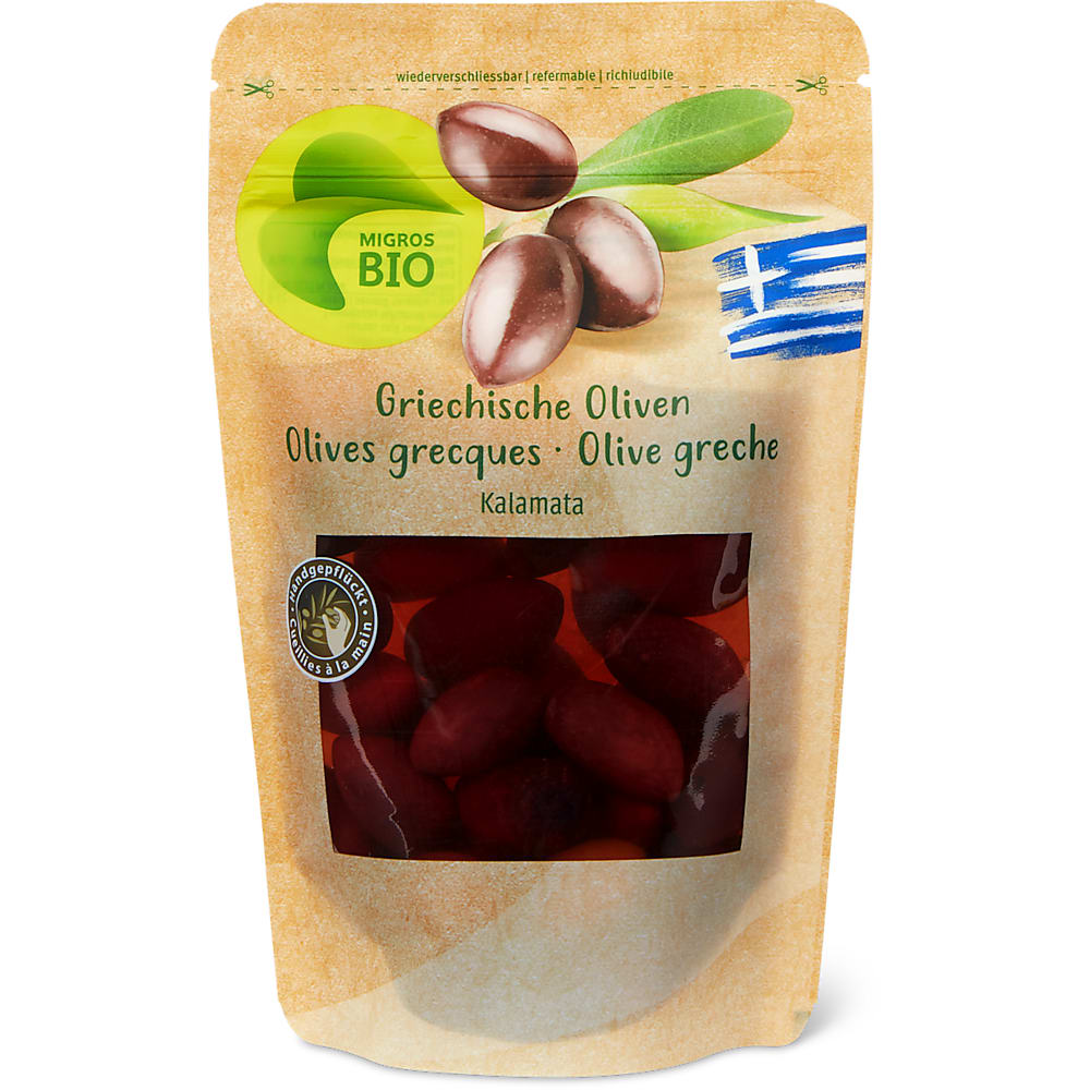 Migros Bio · Griechische Oliven · Kalamata • Migros Online