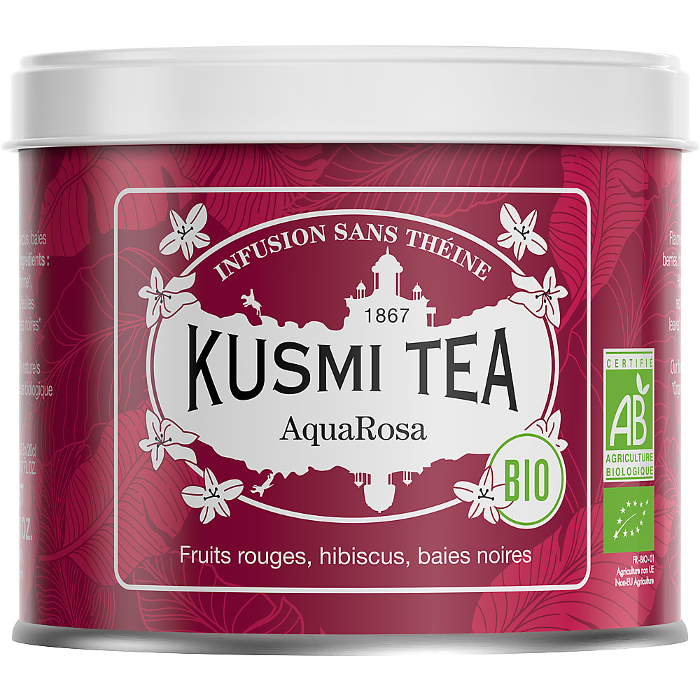 Kusmi Tea AquaRosa · Infusion bio · fruits rouges, hibiscus, baies ...