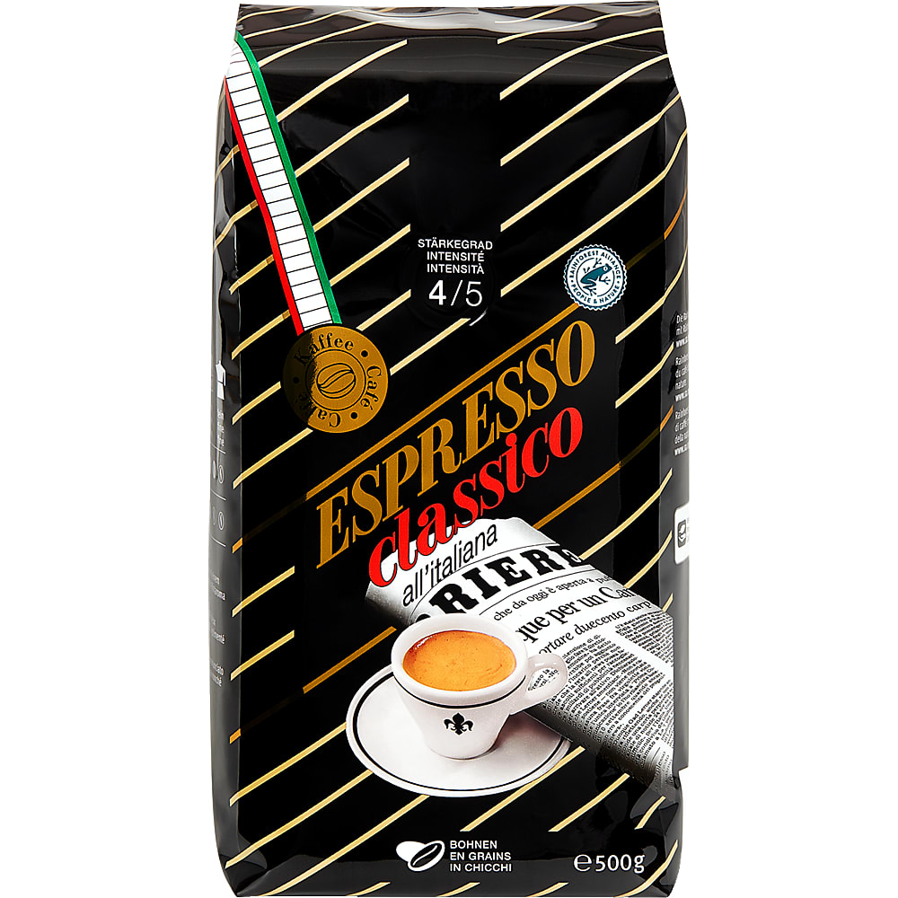 Espresso Classico All'italiana · Coffee beans • Migros