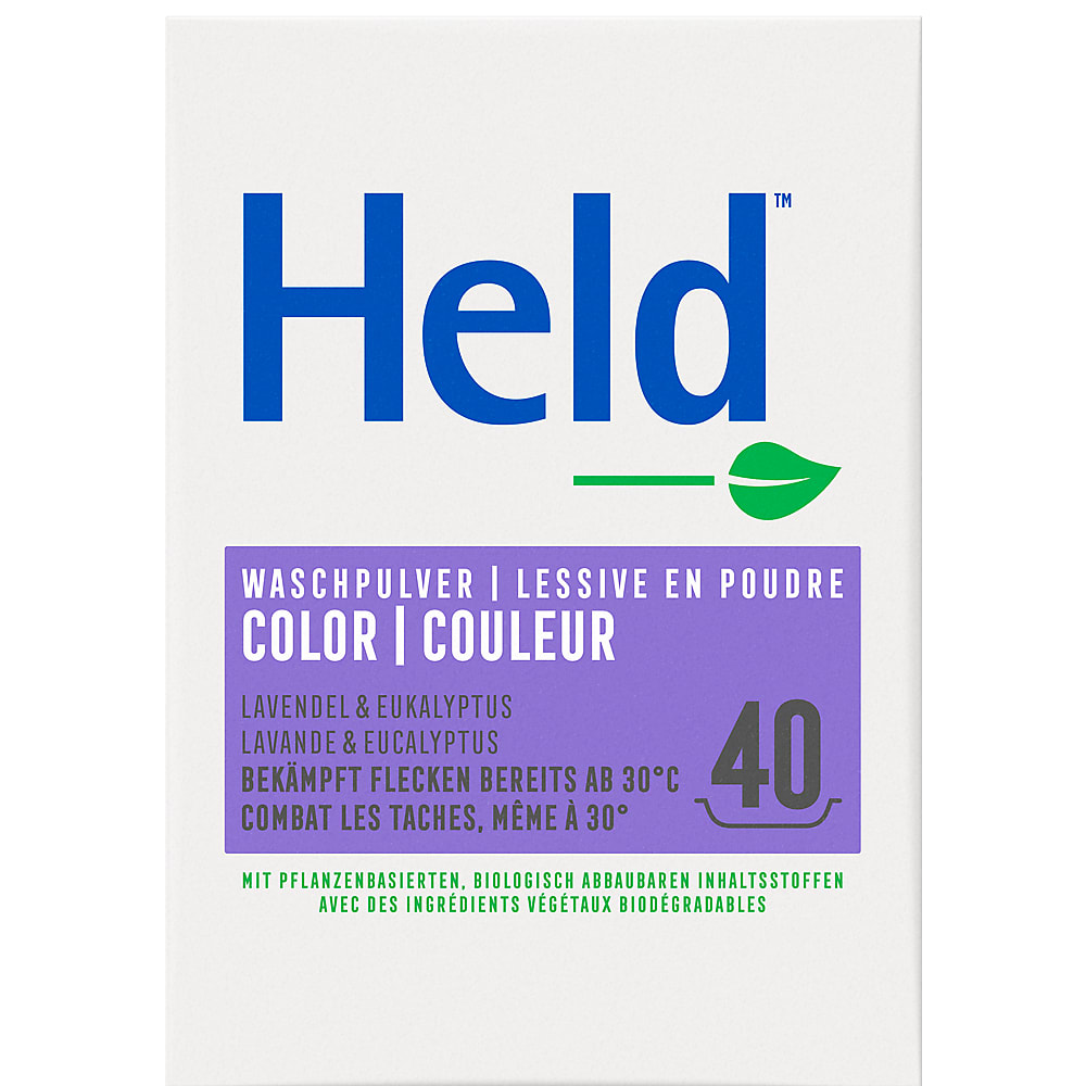 Held Color · Washing powder · 40 wash cycles, lavender & eucalyptus ...