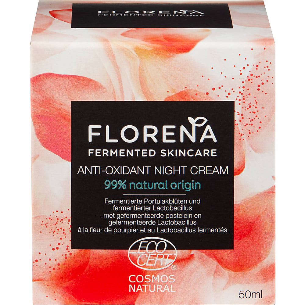 Florena Fermented Skincare · Anti-Oxidant Night Cream · With purpurea ...
