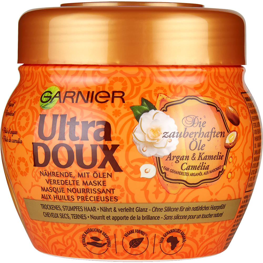 Garnier Ultra Doux · Mask nourishing · Argan & Camellia • Migros Online