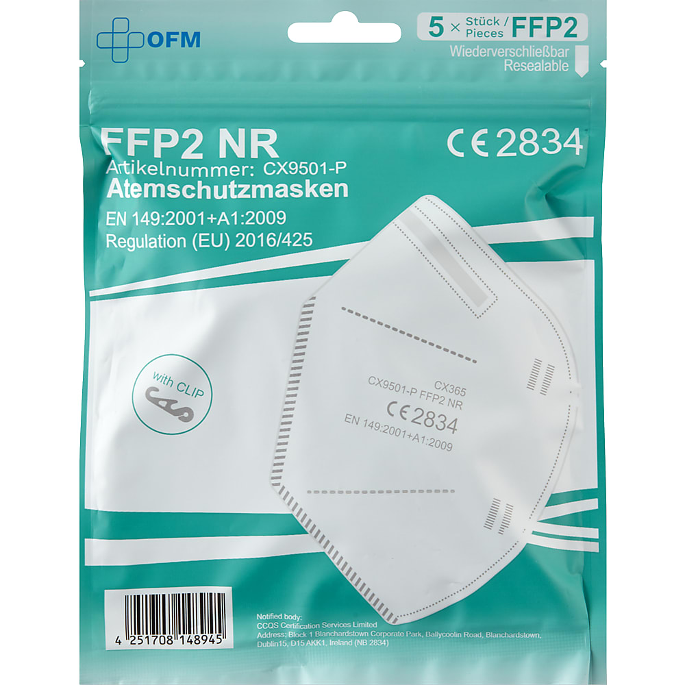 Respiratory protection masks FFP2 • Migros Online