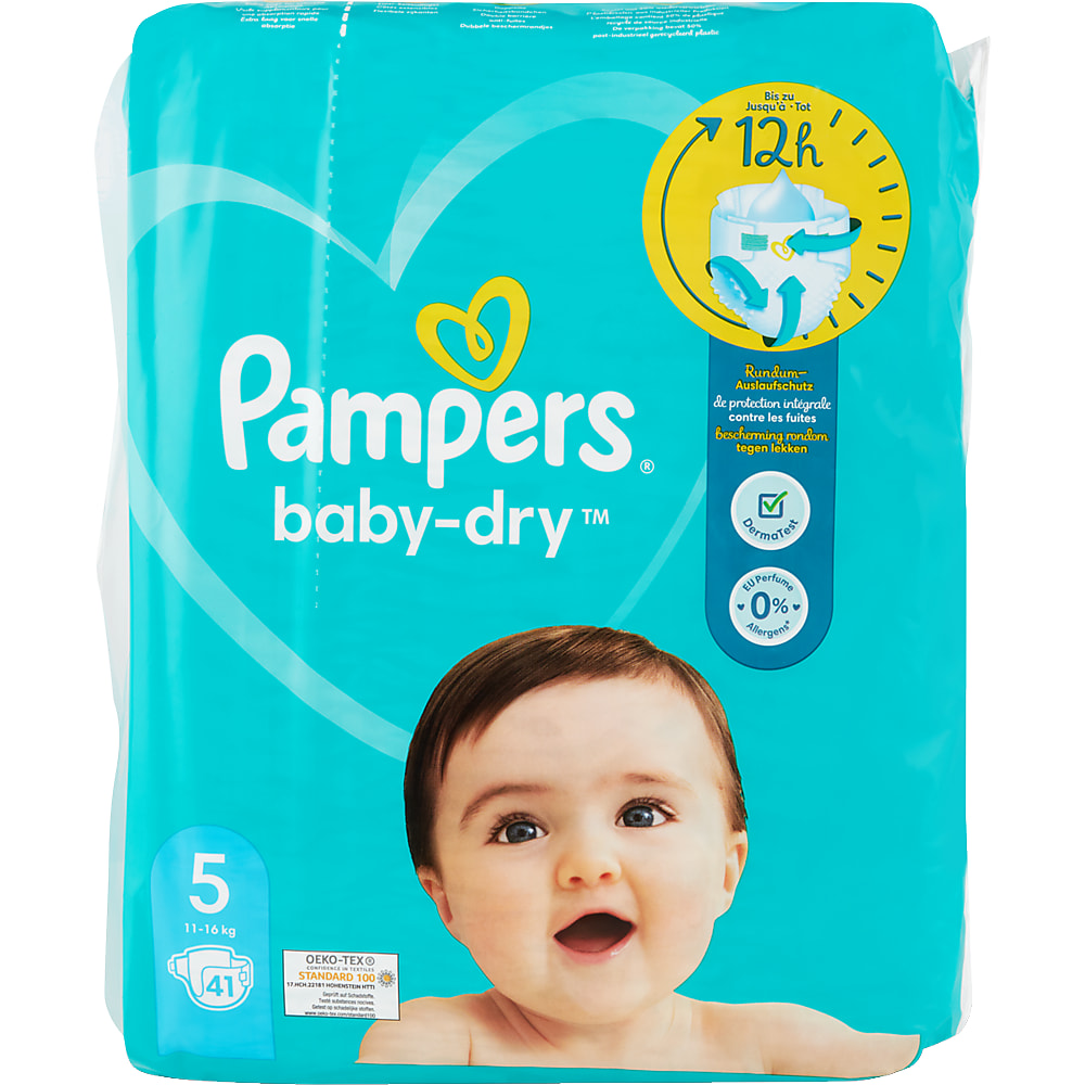 Pampers Baby Dry · Windeln · Grösse 5 - 11-16kg • Migros Online