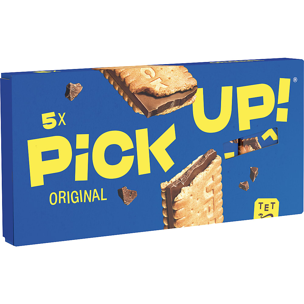 Pick Up! · Biscuits garnis de chocolat au lait. • Migros