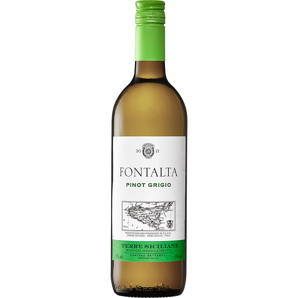 Fontalta Pinot Grigio Terre Siciliane IGP · White wine · Sicily - Italy ...