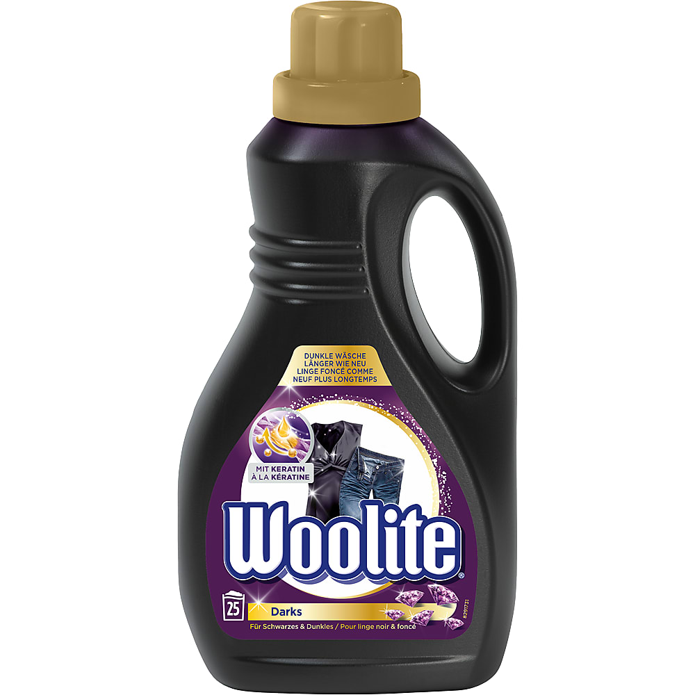 Woolite Darks · Flüssigwaschmittel · Für Schwarzes & Dunkles - Mit ...