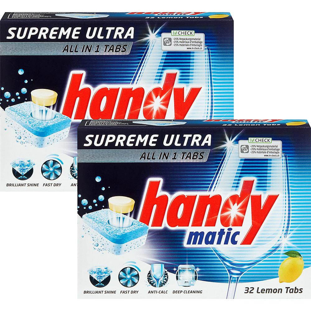 Buy Handymatic Supreme All in 1 · Tabs for dishwashers • Migros