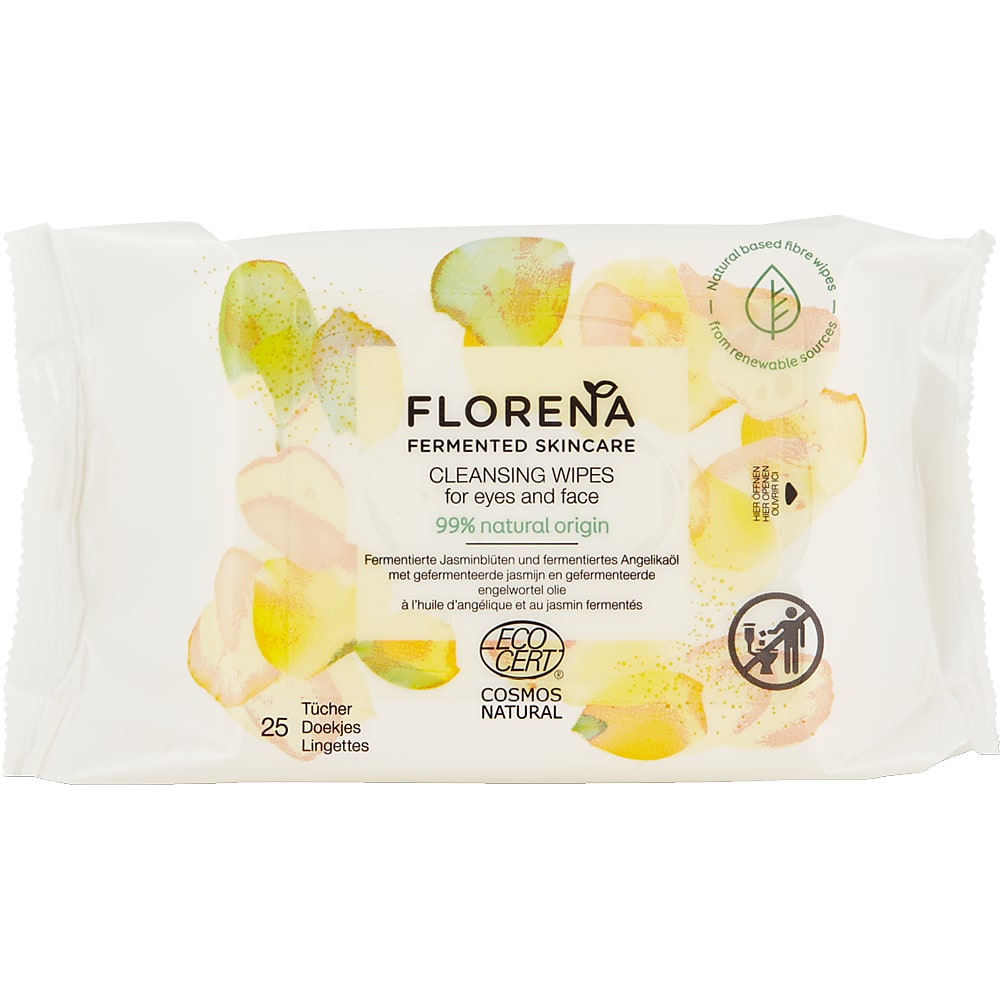 Buy Florena Fermented Skincare · Cleansing Wipes · With angelica oil ...