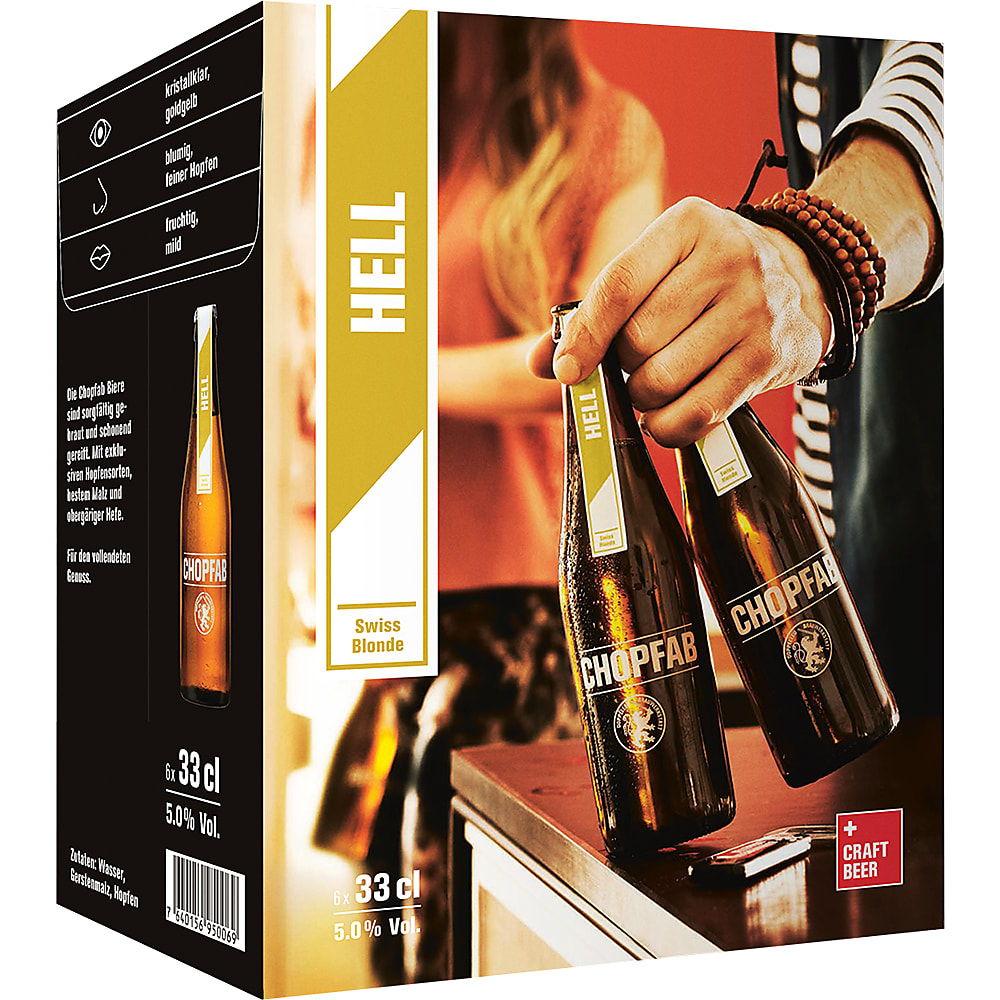 Buy Chopfab Hell · Light beer · Swiss Blonde • Migros