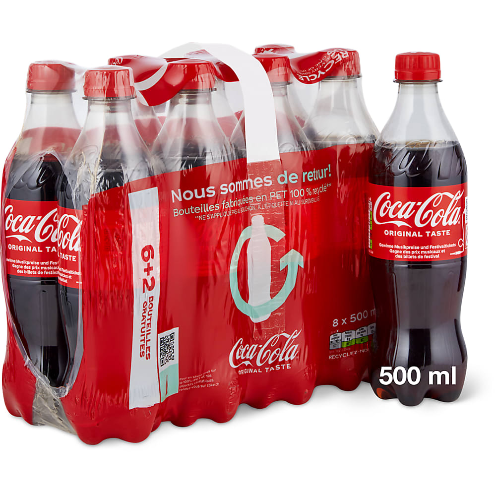 Buy Coca-Cola · Limonade contenant de la caféine • Migros