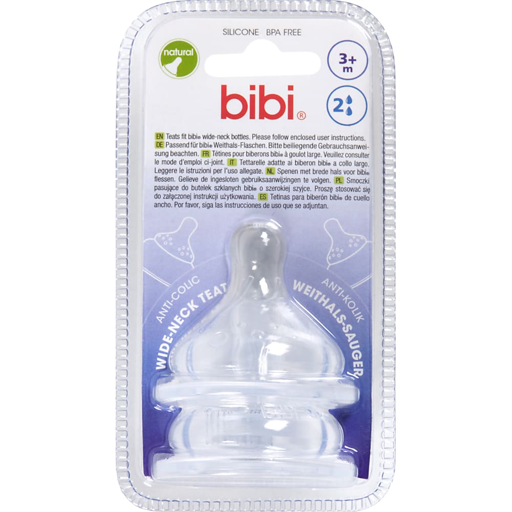 Buy Bibi · Nutritional teats · 3 month and • Migros