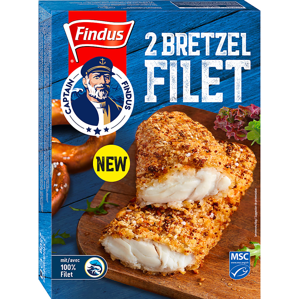 Achat Findus MSC · Filets de poisson panés · Bretzel - 2 pièces • Migros