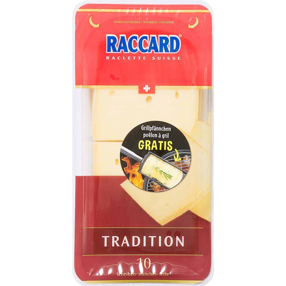 Buy Raccard Tradition · Raclette · Poêlon à grill gratuit - 10 tranches ...