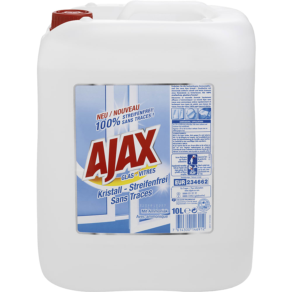 Achat Ajax · Nettoyant vitres · Avec Amoniaque • Migros