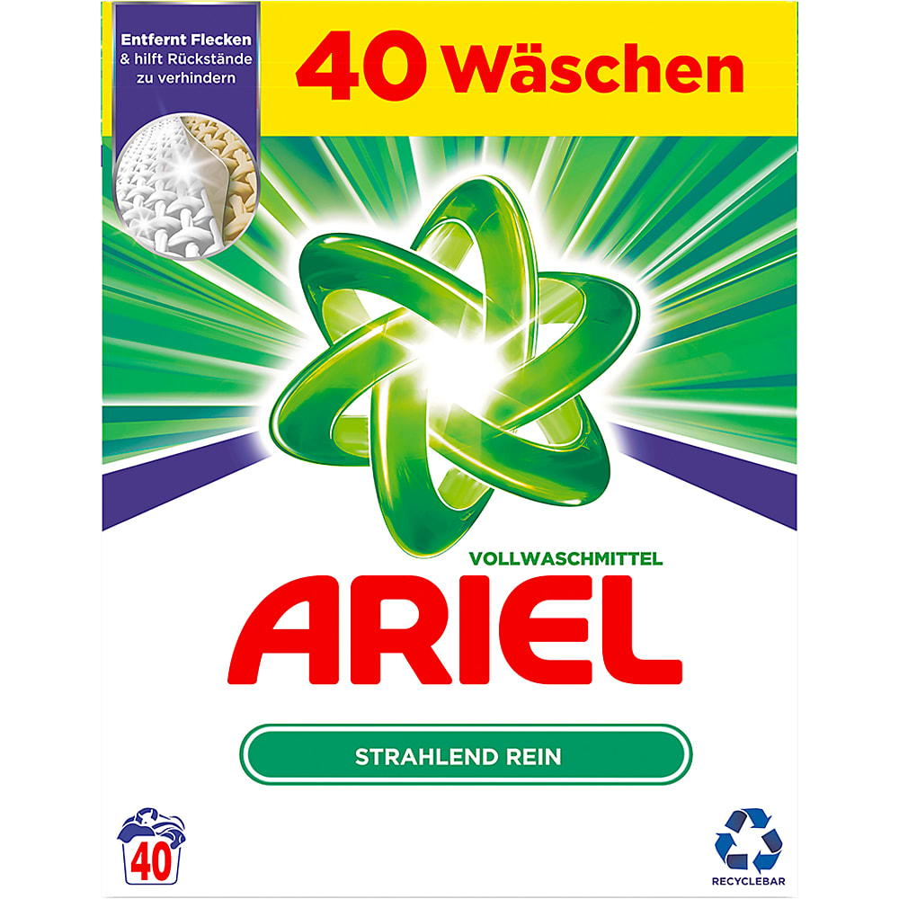 Achat Ariel Actilift · Lessive en poudre · Classique - 40 Lessives • Migros